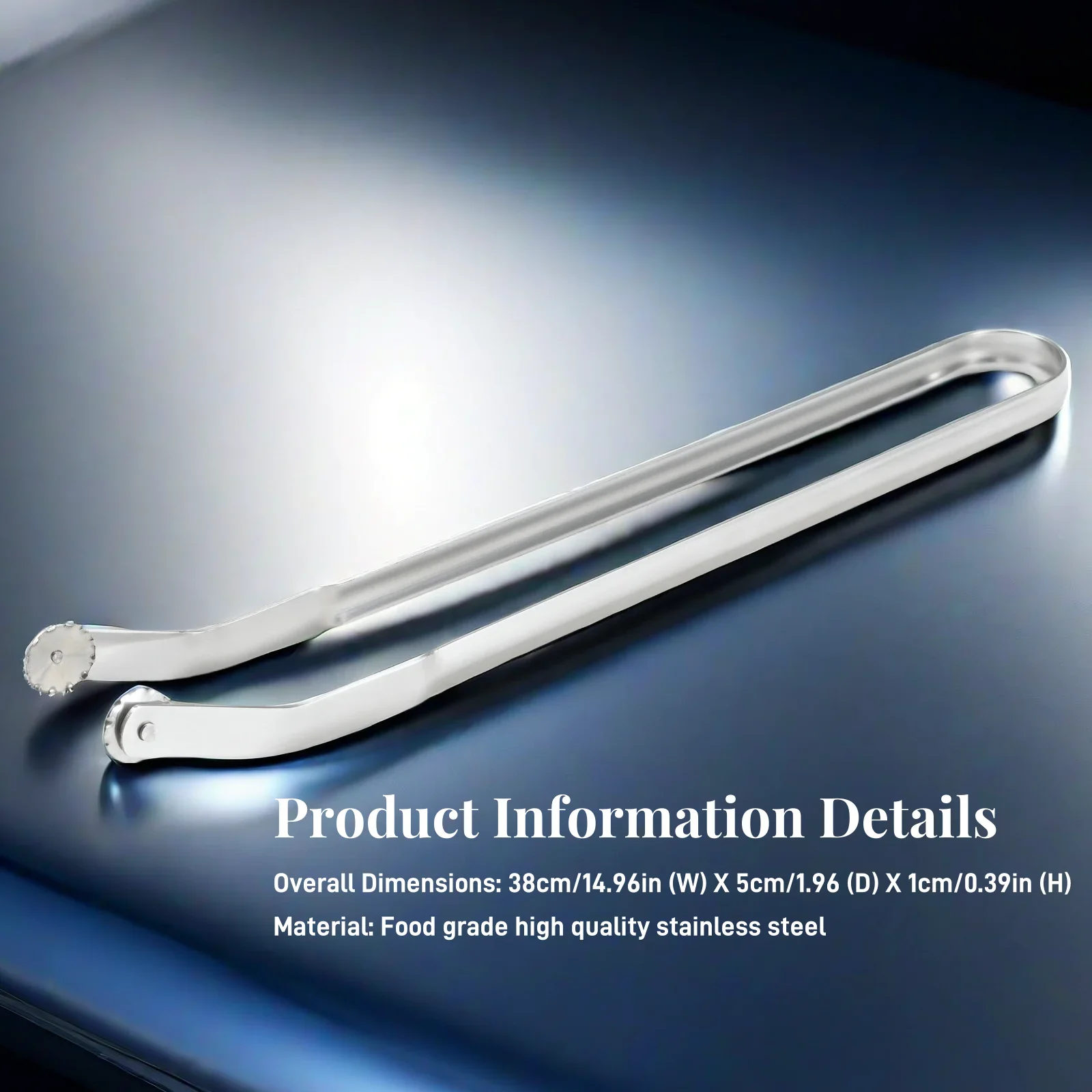 BBQ-Sausage-Turning-Tongs-Stainless-Steel-Nonstick-Sausage-Tongs ...