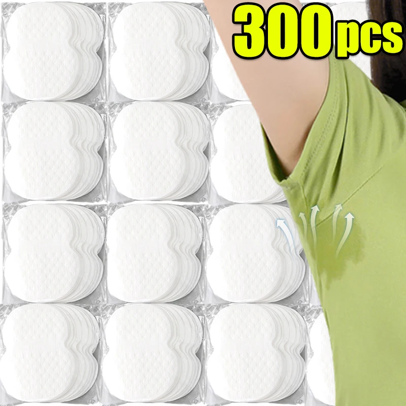 10-300Pcs-Disposable-Underarm-Armpit-Sweat-Pads-Sweat-absorbing-Patch ...