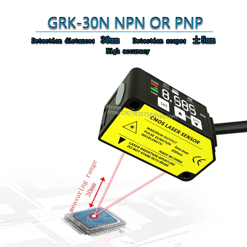 Measuring-distance-30mm-Output-NPN-IP67-Accurate-measurement-of-mold ...