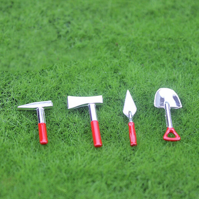 4pcsDollhouse-1-6-or-1-12-Alloy-Tools-Miniature-Doll-Room-Accessories ...
