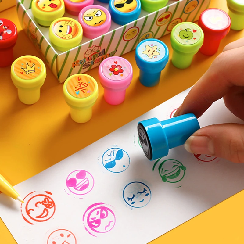 Children Stamps Smiles | Emoji Stamp Children | Stamps Children Smileys ...