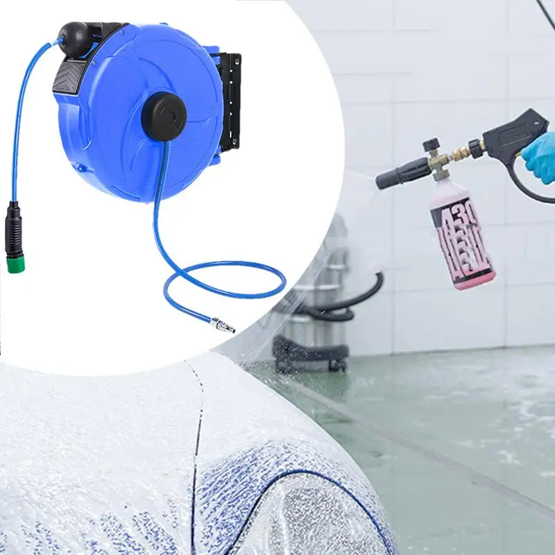 Automotive-Mini-Air-Hose-Reel-Pneumatic-PU-Tube-Automatic-Retractable ...