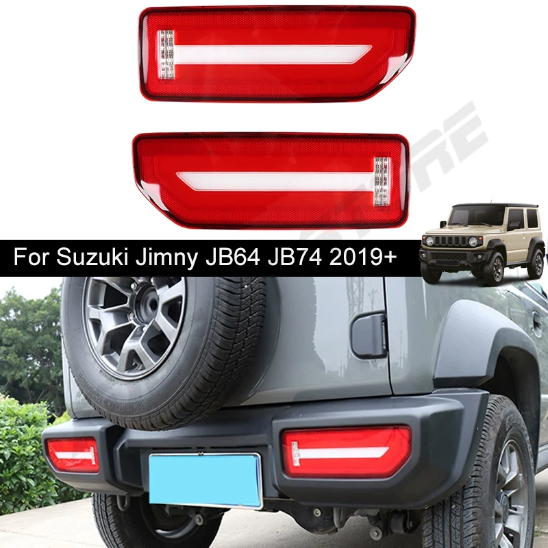 2PCS Car LED Tail Lights Brake Light Turn Lamps Reversing Light Running ...