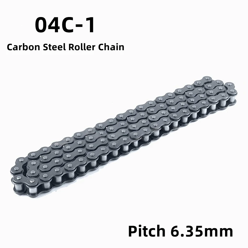 04C-1-Carbon-Steel-Roller-Chain-Single-Row-Transmission-Chain-0-5-5m ...