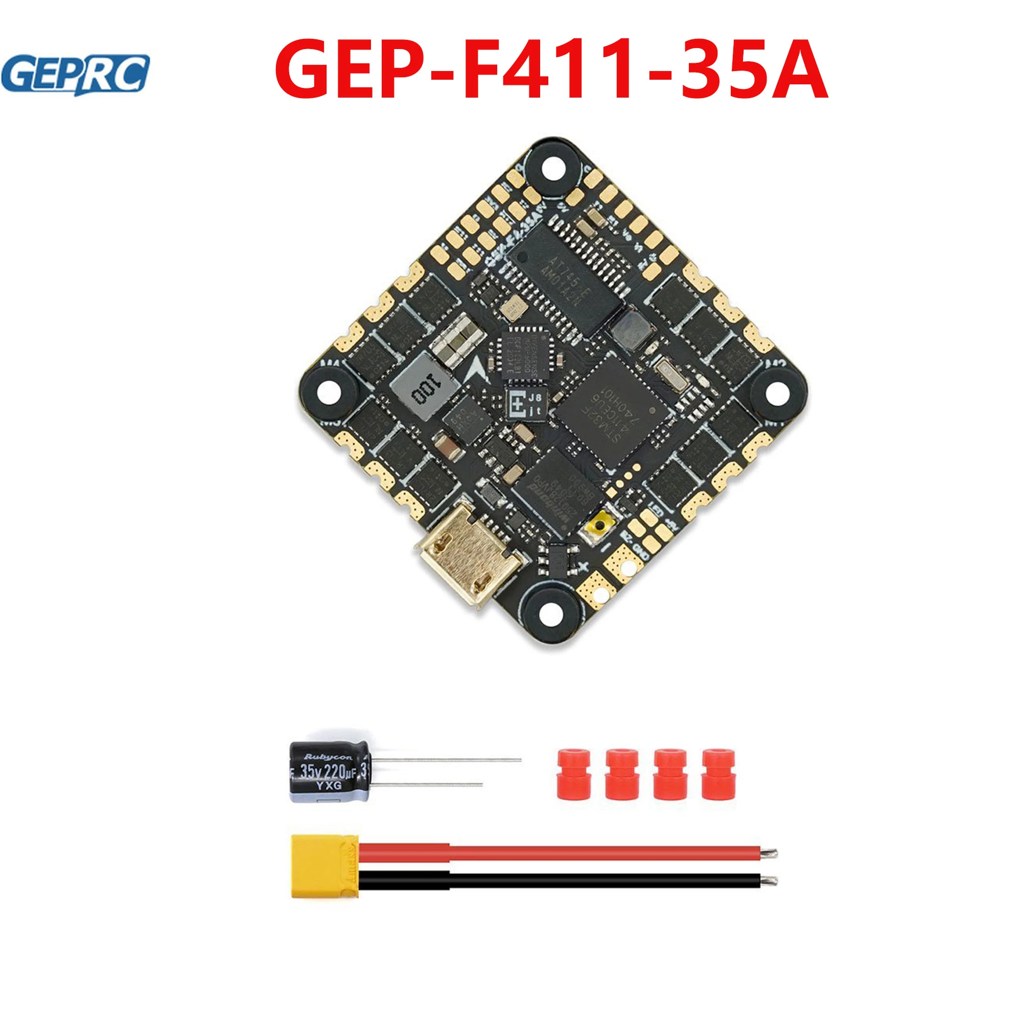GEPRC GEP F411 35A AIO F411 35A FC 2 6S 8bits BLS ESC DIY RC FPV ...