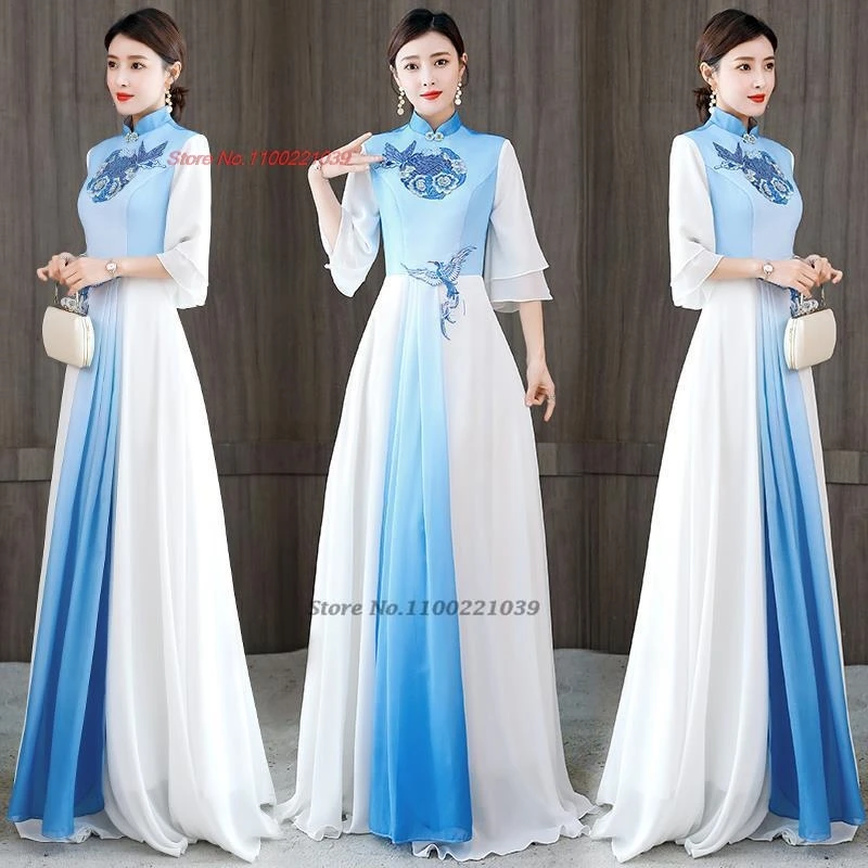 2026 traditional chinese vintage dress women improved cheongsam ...