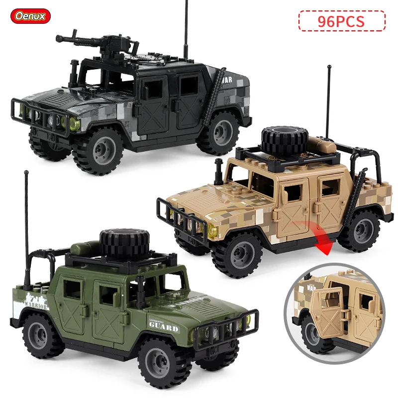 New-Arrival-Military-Jeeped-Car-Vehicle-Model-Building-Block-Mini-Army ...