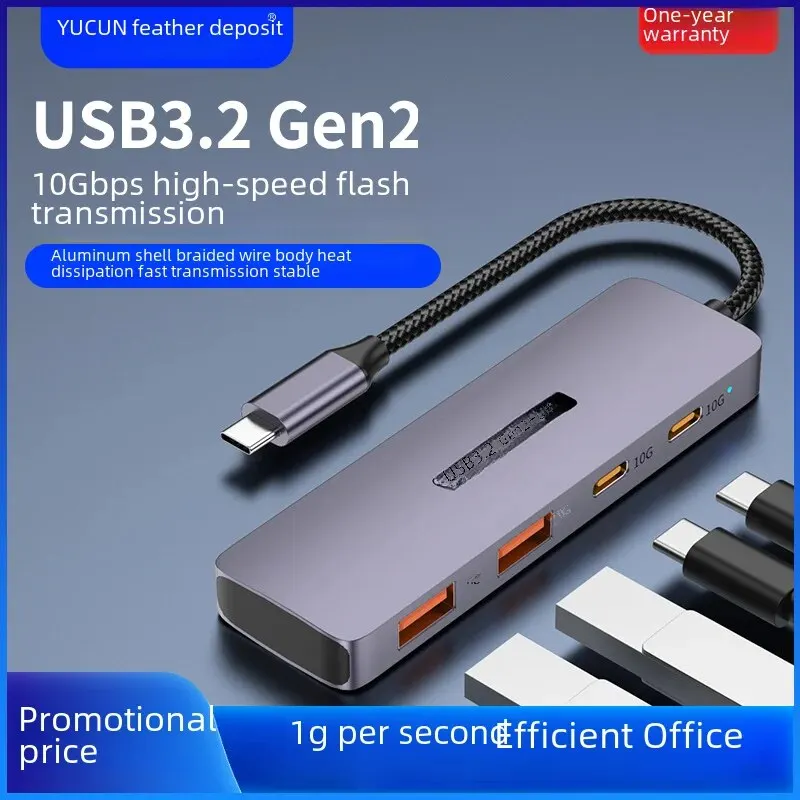 Type-c-10g-Docking-Station-Usb-3-2-Expander-Hub-For-Computers-Laptops ...