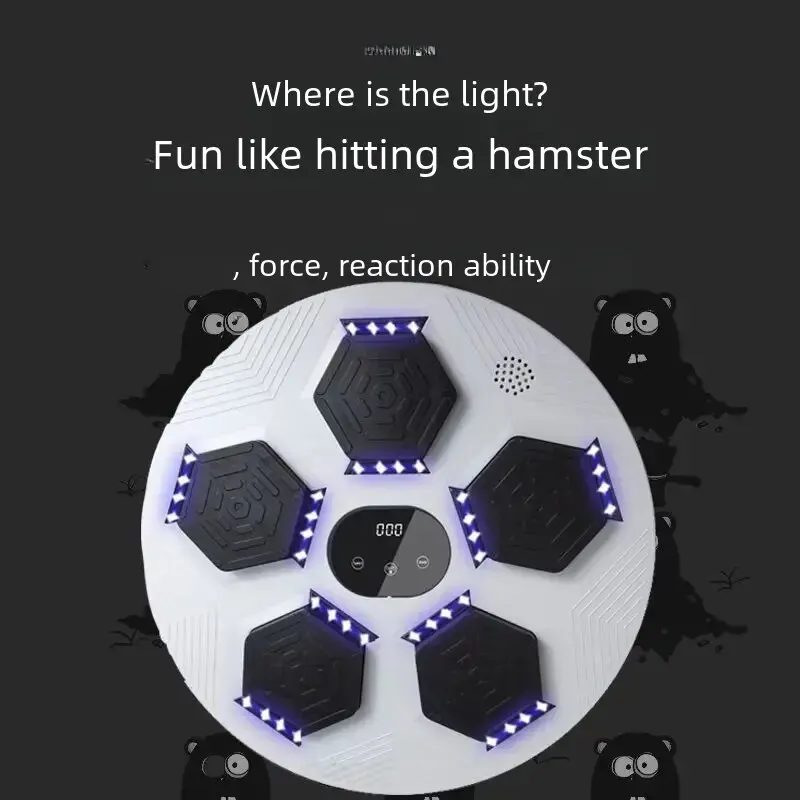 Intelligent-Music-Boxing-Machine-Sparring-Training-Device-Wall-Target ...