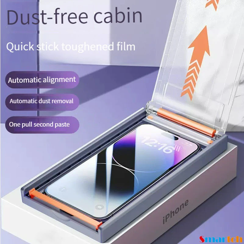 Dustproof-Peep-Proof-Easy-To-Stick-Tempered-Glass-Film-With-Roller-Dust ...