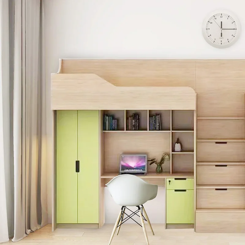 Bed-and-Lower-Table-Integrated-Combined-Bed-Student-Upper-and-Lower ...