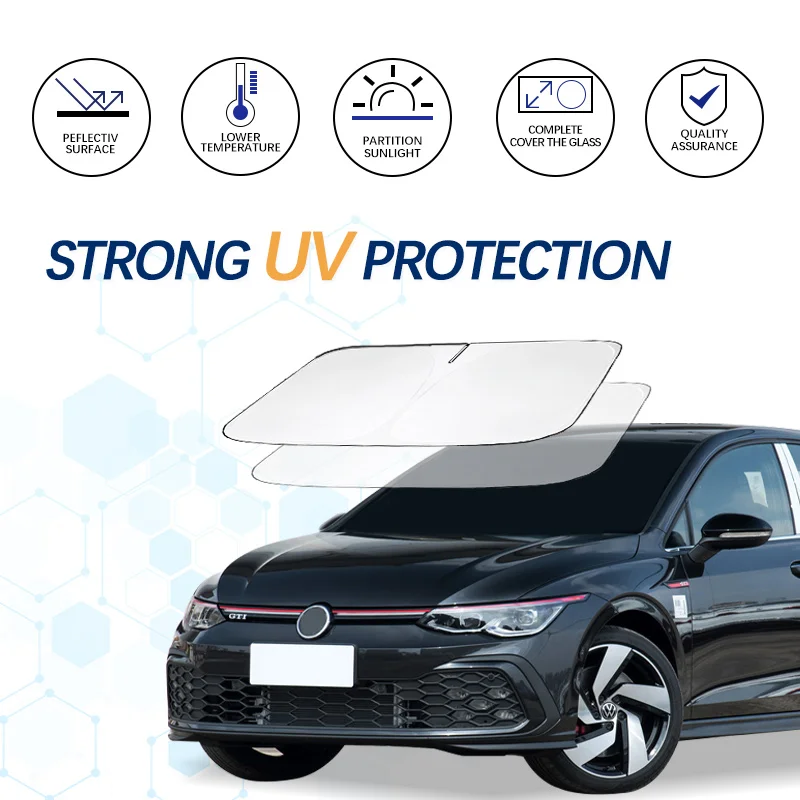 Windshield Sun Shade For VW Volkswagen Golf MK7 MK4 MK5 MK6 Sunshade ...
