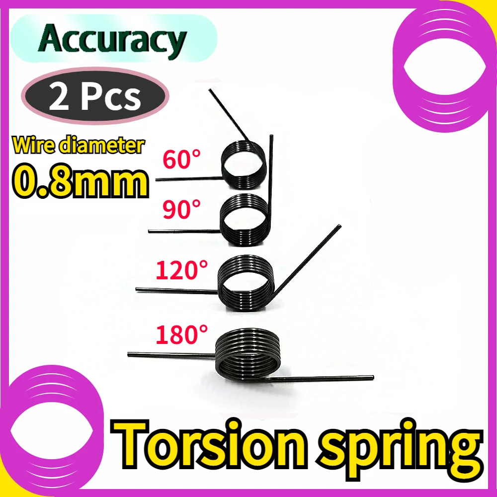 Steel Torsion Springs | Torsion Spring 0.8mm | Steel Hairpin Spring ...