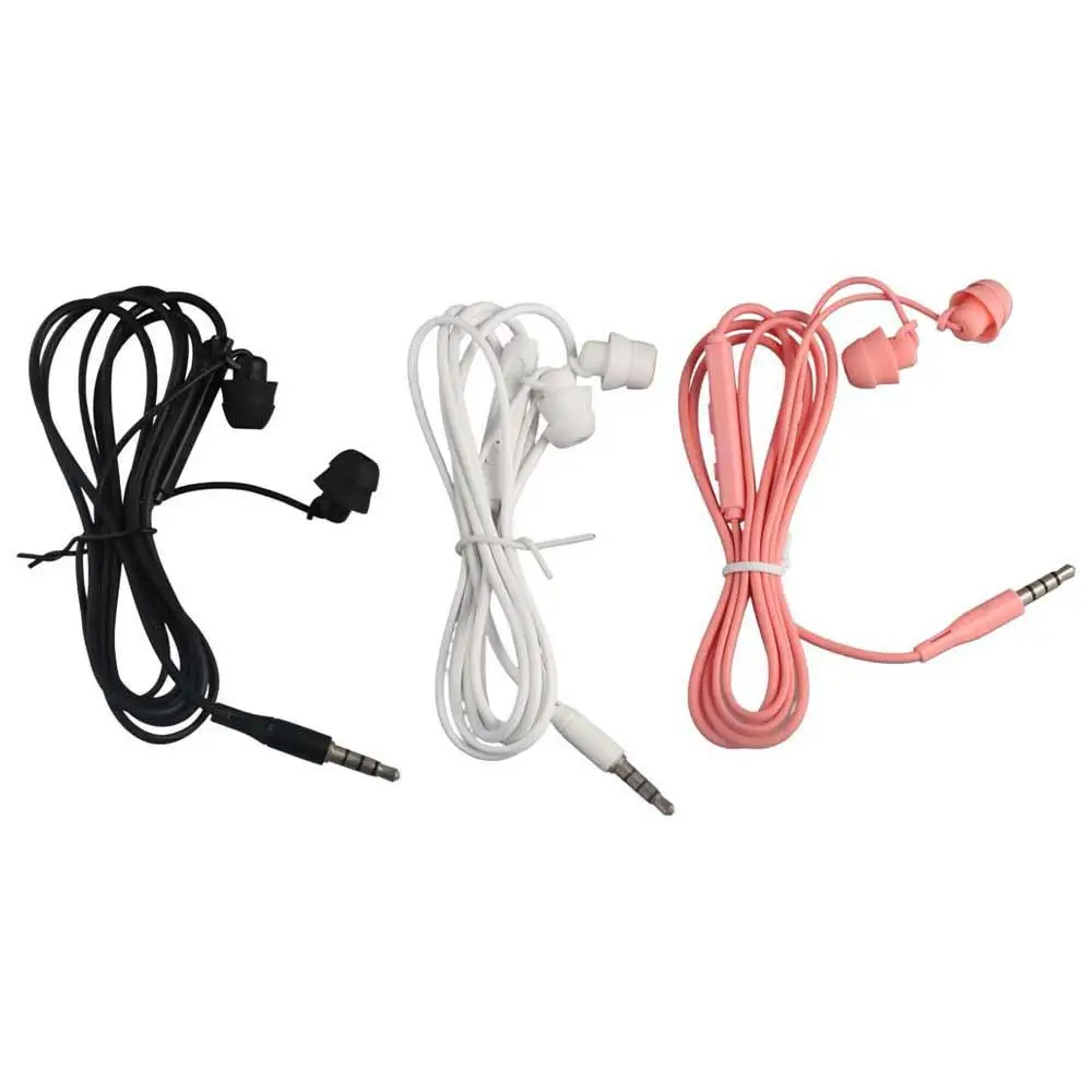 Control Sound Insulation Soft Silicone 3.5mm Jack Anti Noise In-Ear ...