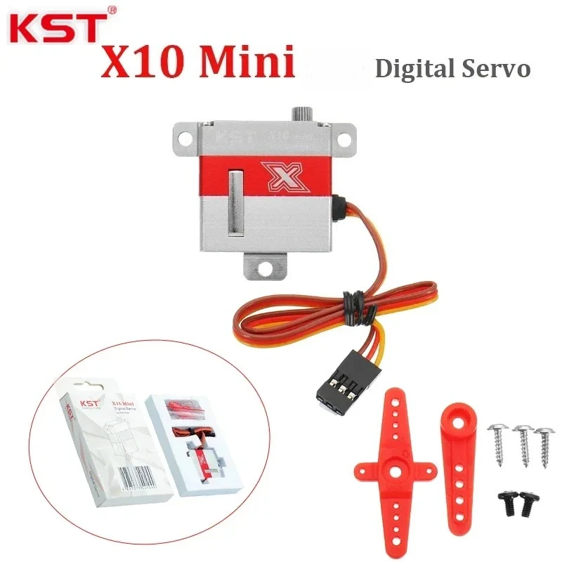 KST X10 Mini V8.0 Digital Metal Gear Coreless Motor Servo 7.5kg 0.1sec ...