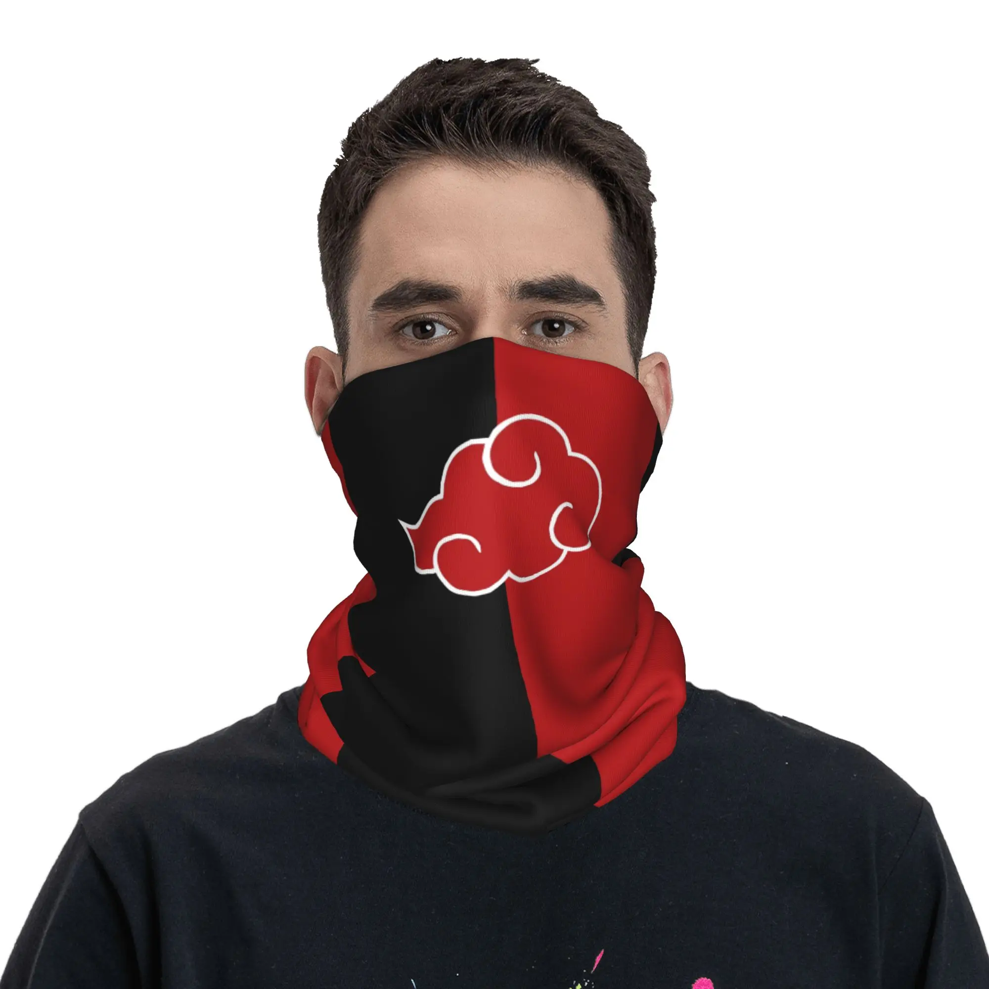 Anime Narutos Akatsuki Cloud Bandana Winter Neck Warmer Men Windproof ...