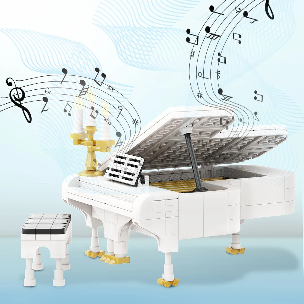 Moc-Piano-Building-Blocks-Music-Instrument-DIY-Model-Children ...