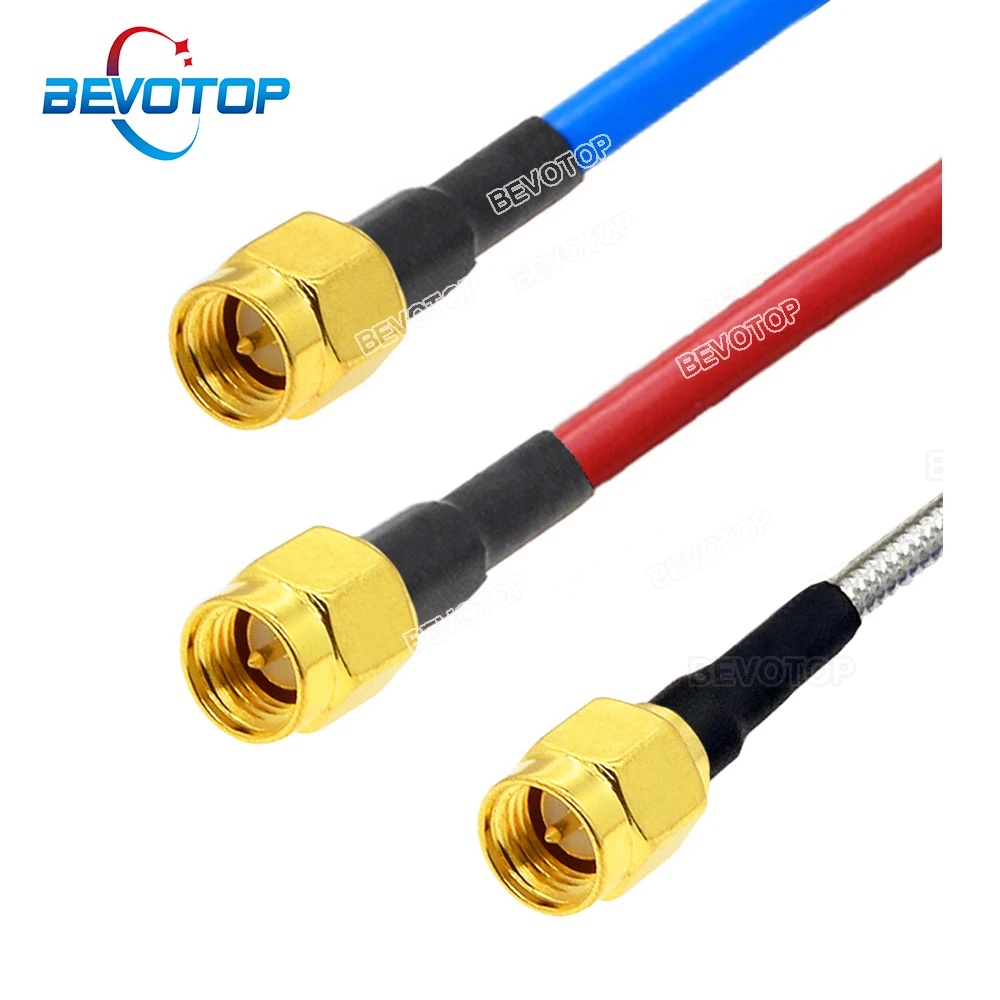 BEVOTOP SMA Male To SMA Male Connetor RF Coaxial Cable RG402 Semi ...