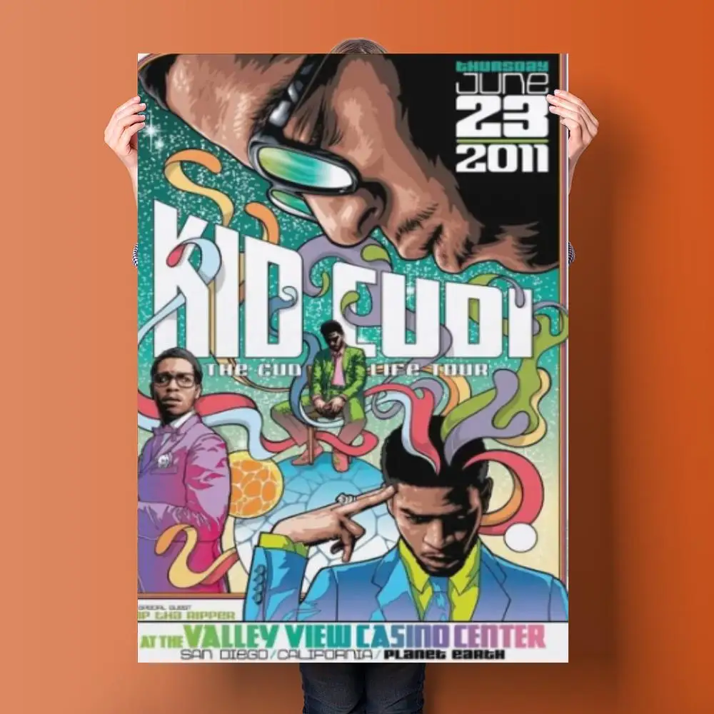 Kid Cudi Poster Framed