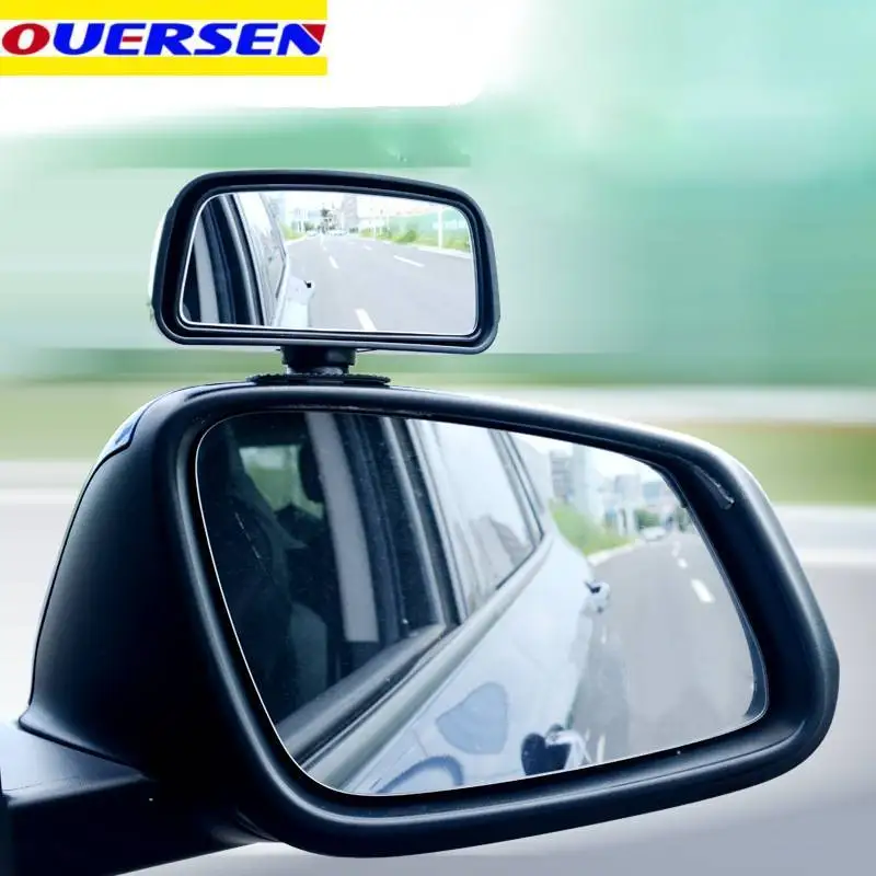 Espejo-retrovisor-de-coche-de-cristal-HD-auxiliar-rotaci-n-ajustable ...