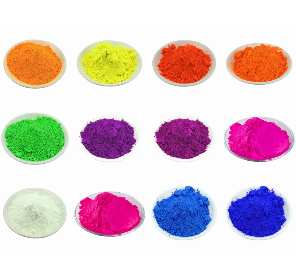 10g Nail Art Decoration Fluorescent Powder Neon Under Uv Light Powder ...