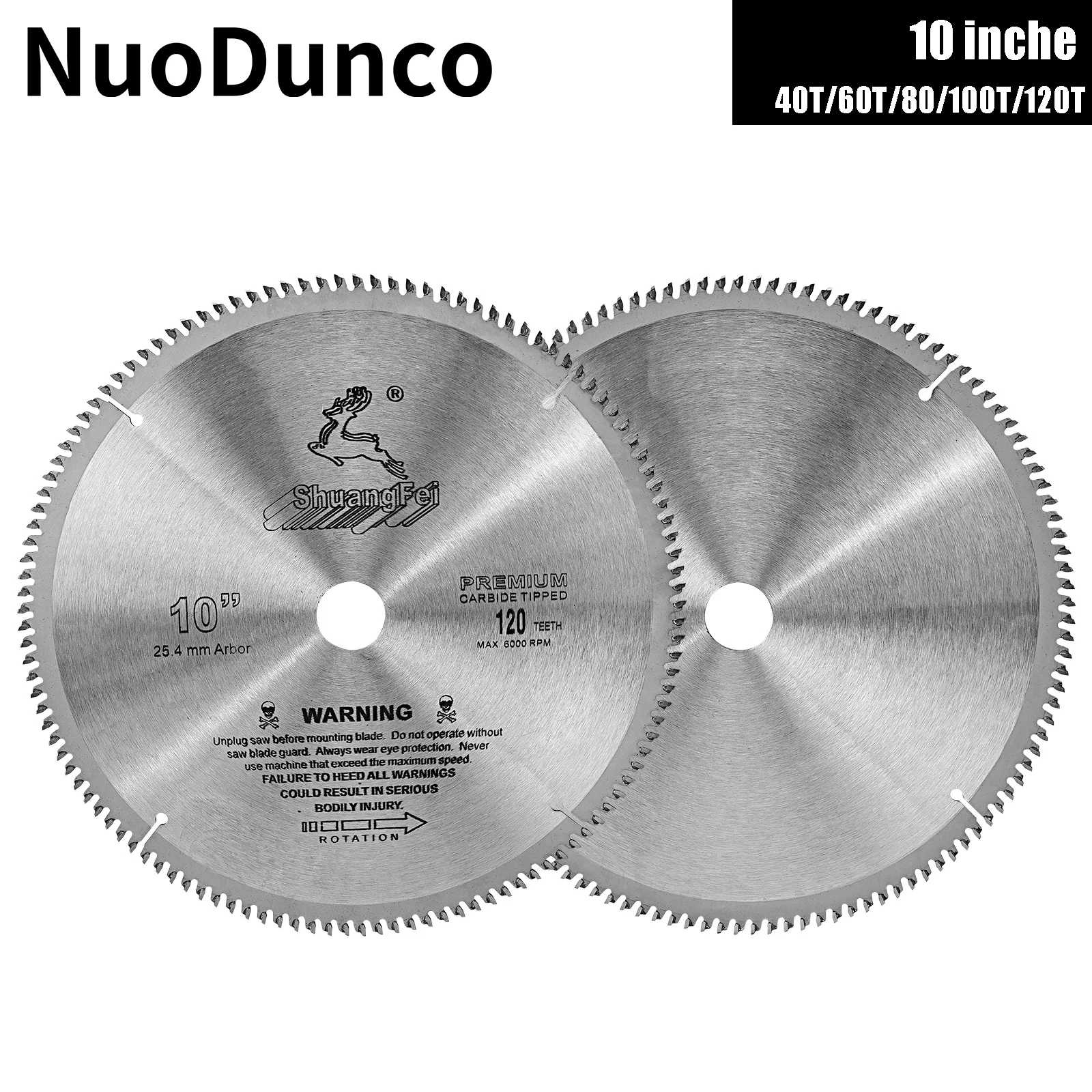 NuoDunco-10-inch-Circular-Saw-Blade-250mm-Cutting-Disc-Wood-Cutter-Hard ...