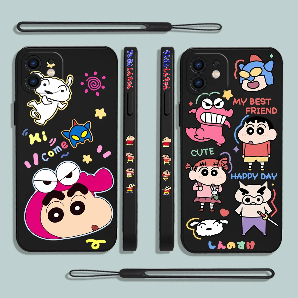 Crayon-Shinchan-Phone-Case-For-Xiaomi-Redmi-Note-12-11-11T-10-10S-9-Pro ...