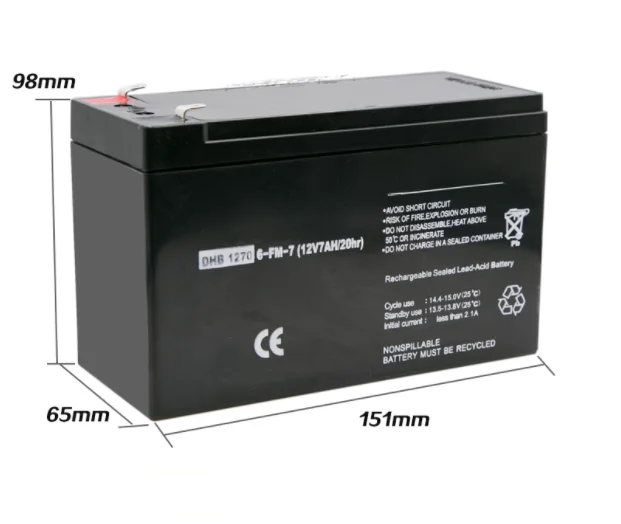 DHB1270 6-FM-7 12V7AH battery lighting - AliExpress 44