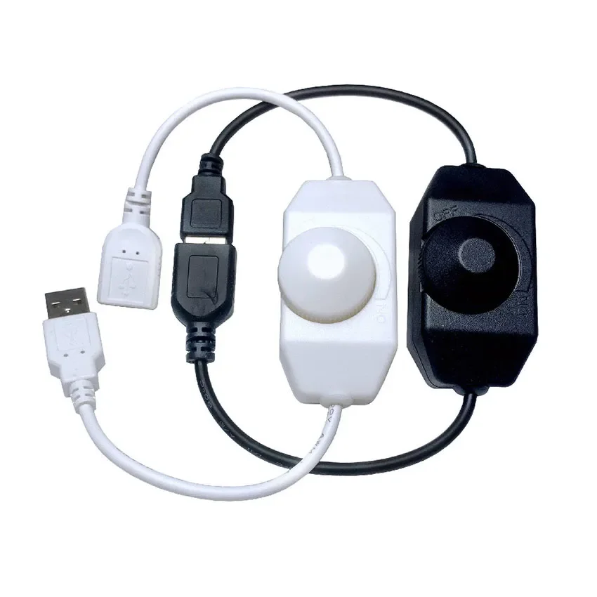 USB-LED-Knob-Touch-Dimmer-DC-5V-Ribbon-Brightness-Adjust-Switch ...