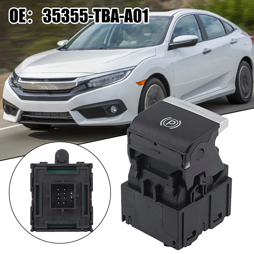 Plastic-Electronic-Auto-Hand-Brake-Button-Parking-Brake-Switch-For ...