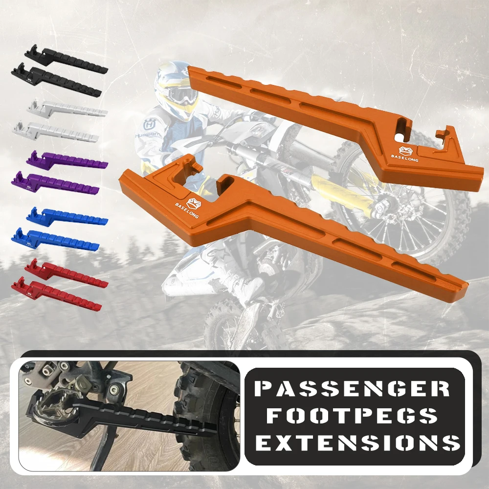 2024 For KTM 250 350 450 XC-F XCF Passenger Foot Peg Extensions ...