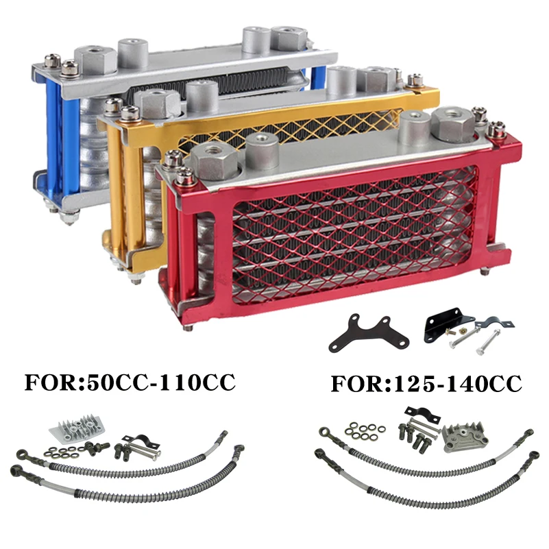 Oil-Cooling-Motorcycle-Cooler-Radiator-For-50cc-70cc-90cc-110cc-125cc ...