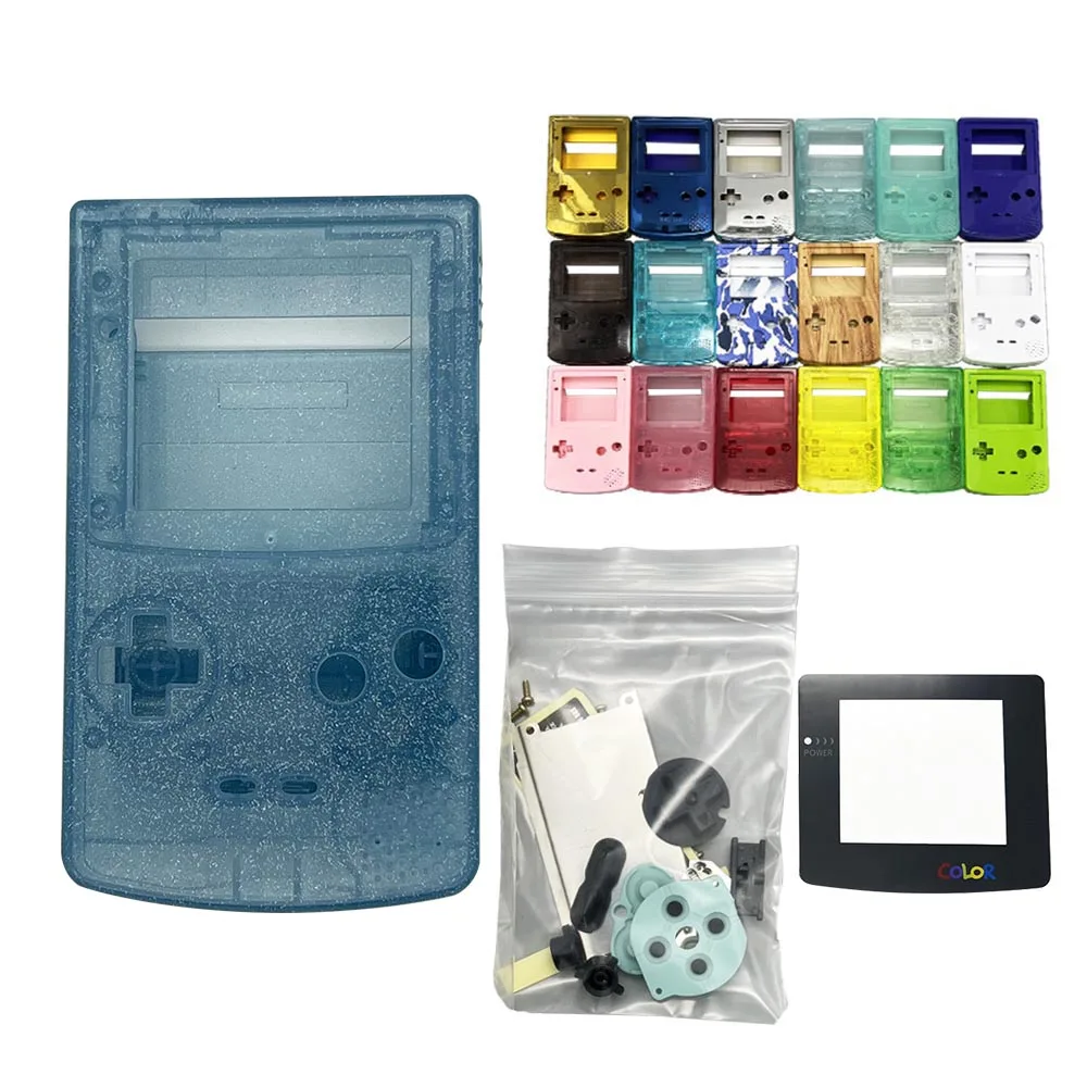 High-Quality-Shell-For-GameBoy-Color-With-Glass-Lens-Button-Sticker ...