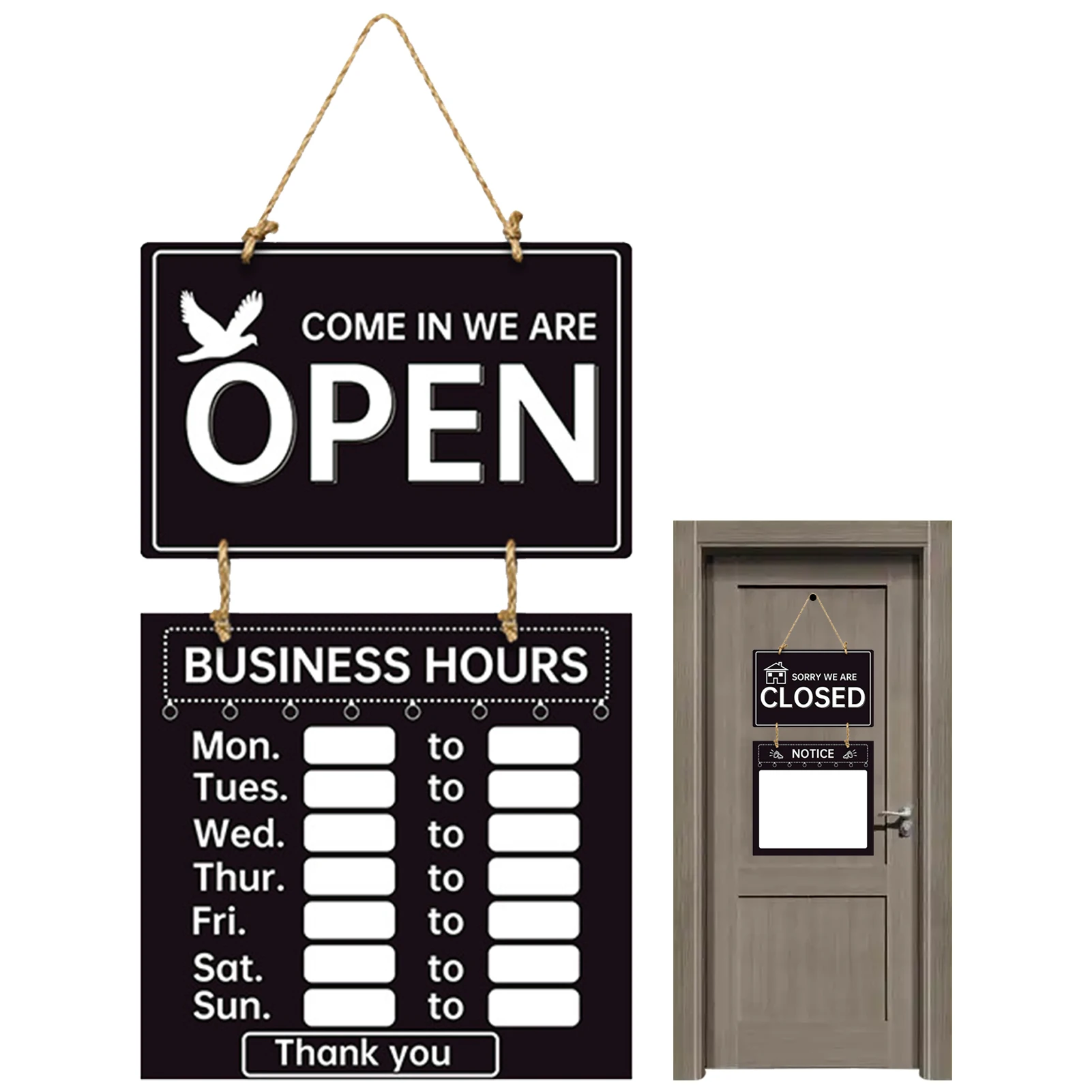 Visiting Hours Sign