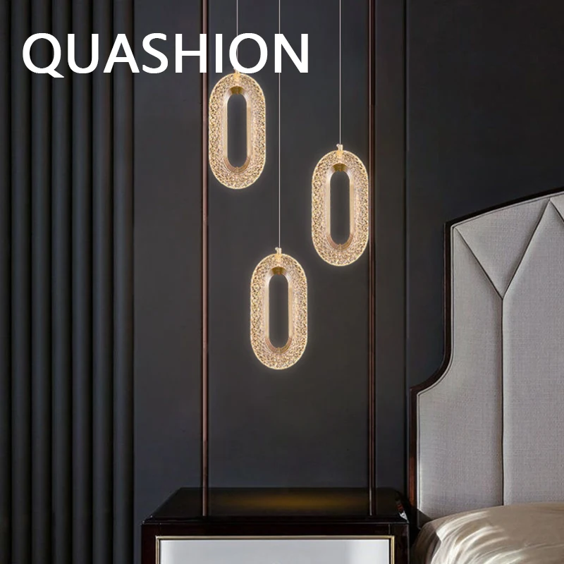 Luxury-Rose-Gold-LED-Light-Home-Decoration-Acrylic-Lampshade-Oval ...