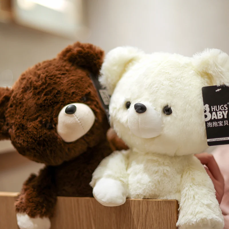 Cute-Couple-Bear-Brown-White-Bears-Lovely-Soft-Stuffed-Doll-Cute-Plush ...
