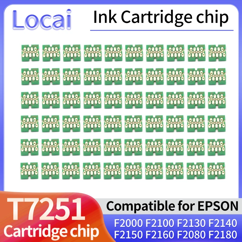 6-60pcs-T7251-T7254-T725A1-T725A2-White-Ink-Cartridge-Chip-For-Epson ...