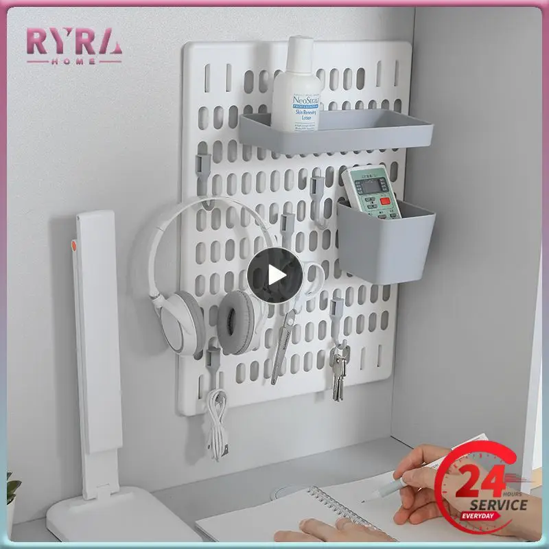 Multi-layer-Kitchen-Rack-Floor-Wall-Hanging-Storage-Holders-Home-Hole ...