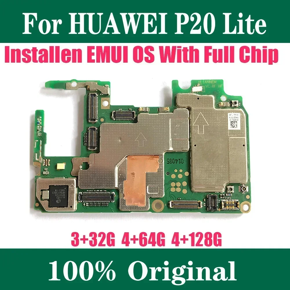 Placa-base-Original-de-reemplazo-para-HUAWEI-P20-Lite-100-Clean-3-32G-4 ...