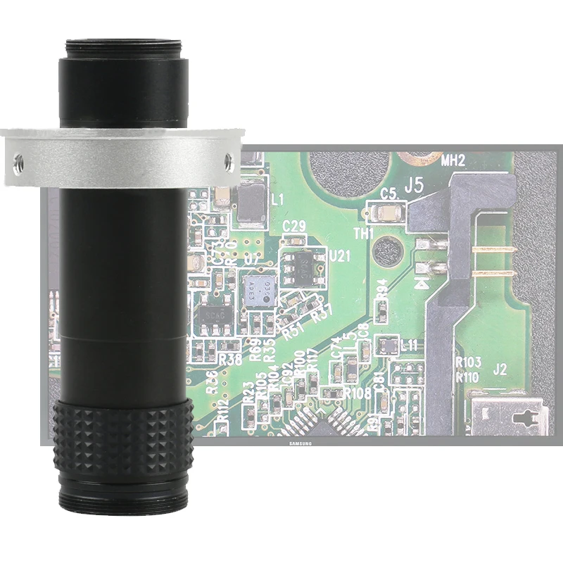 Industrial-Video-Microscope-Electronic-130X-Monocular-Zoom-C-mount-Lens ...