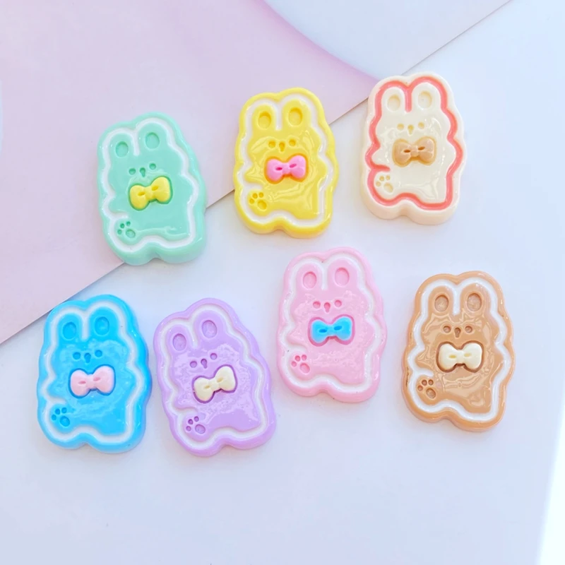 10Pcs-New-Mini-Cute-Cartoon-Animal-Rabbit-Series-Flat-back-Resin ...
