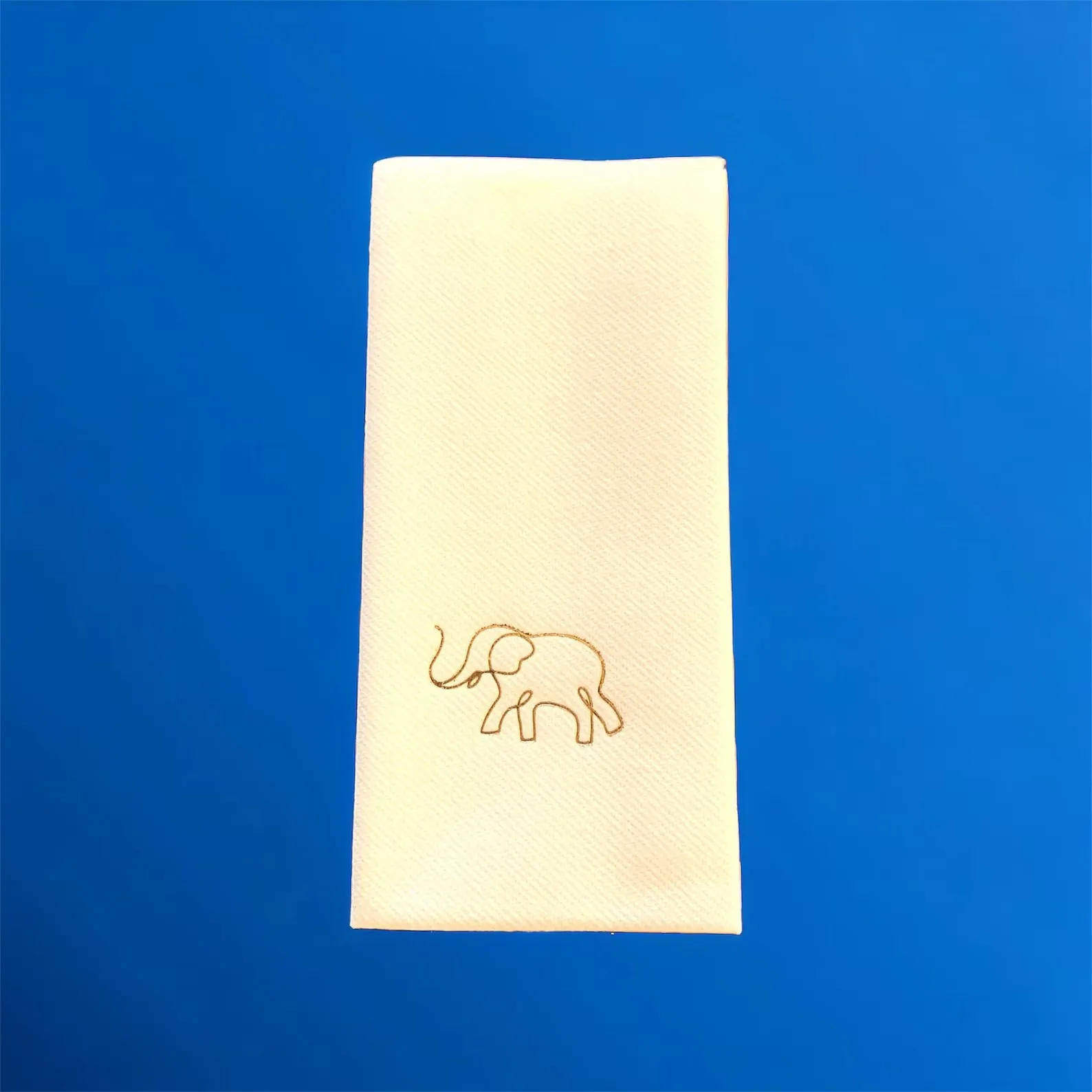 50pcs-Elephant-printing-napkins-Linen-Feel-Party-Disposable-Cloth-Like ...