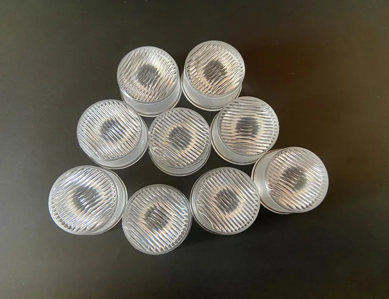10pcs-10-45-Degree-Angle-3030-LED-Lens-20mm-Holder-Flat-Transparent ...
