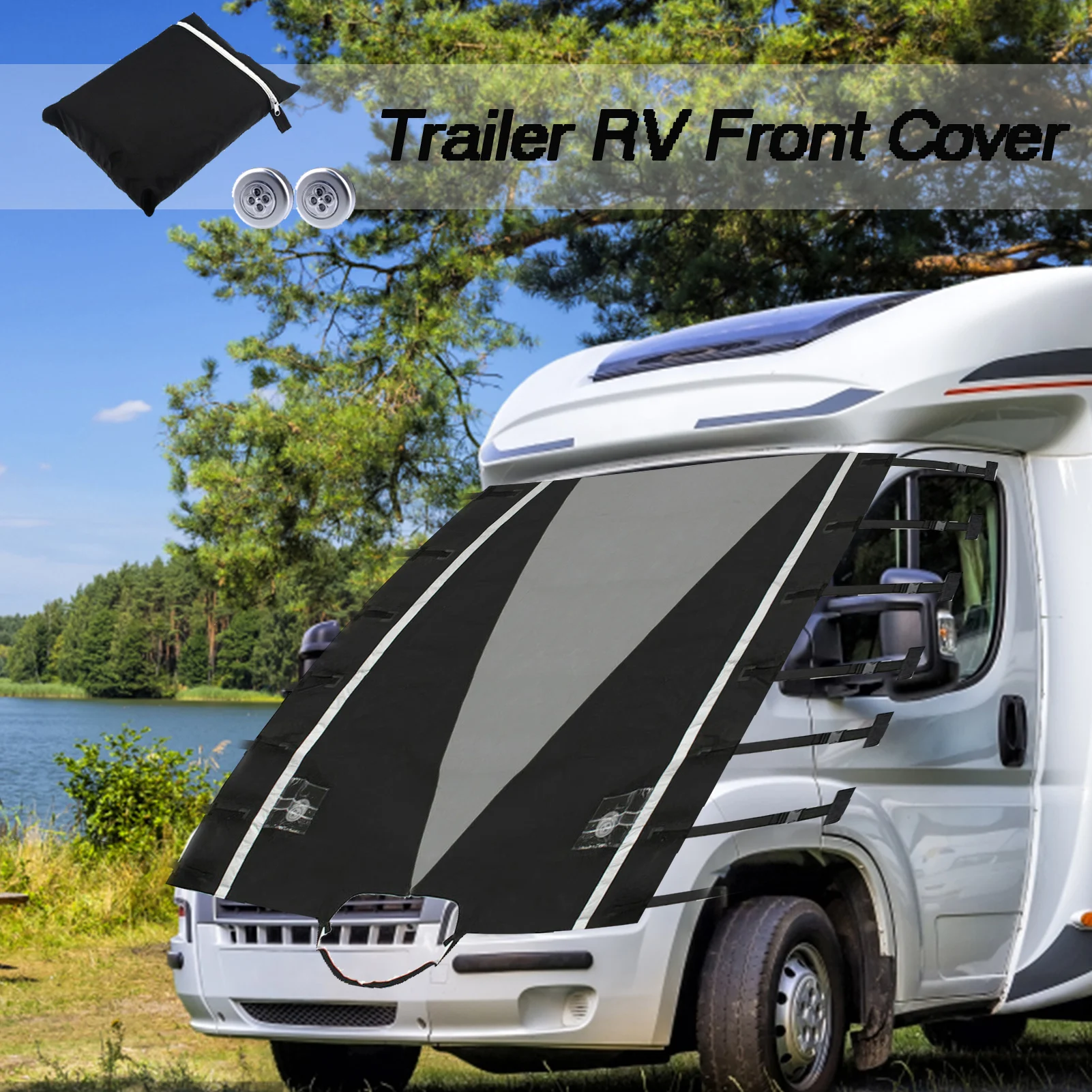 Travel-Trailer-RV-Cover-Adjustable-RV-Front-Protector-Cover-With-LED ...