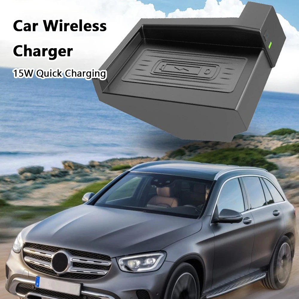 15W Car Phone Wireless Charging Pad for Mercedes-Benz C Class W205 S205 ...