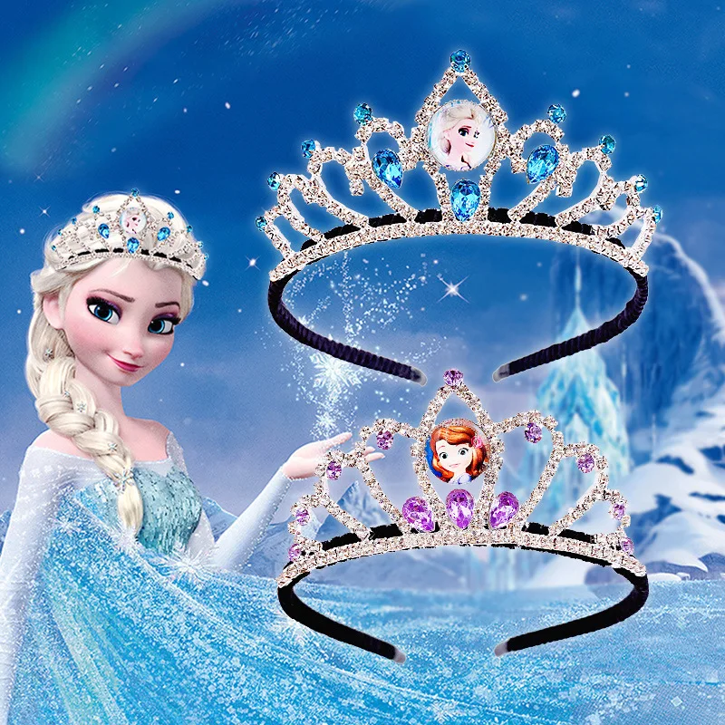 Accesorios-de-vestido-de-corona-de-Frozen-para-ni-a-tocado-de-princesa ...