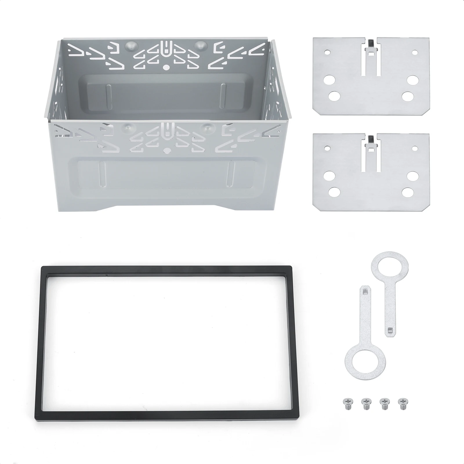 7inch 2 Din Frame Unit Car Radio Stereo Case Cage DVD Player Mounting ...