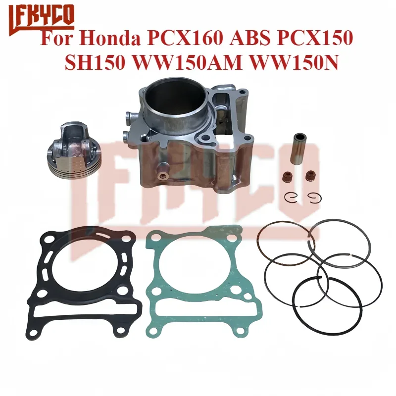 혼다 PCX160 ABS PCX150 PCX 160 150 SH150 WW150AM WW150N 엔진 부품 용 60mm 보어 ...