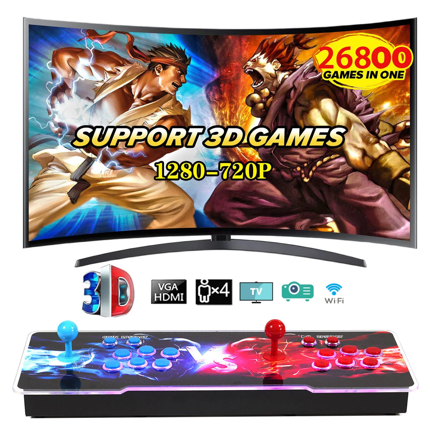 Kuji 26800 Games In Wifi Version 3 D Fighting Game Machine With Double ...