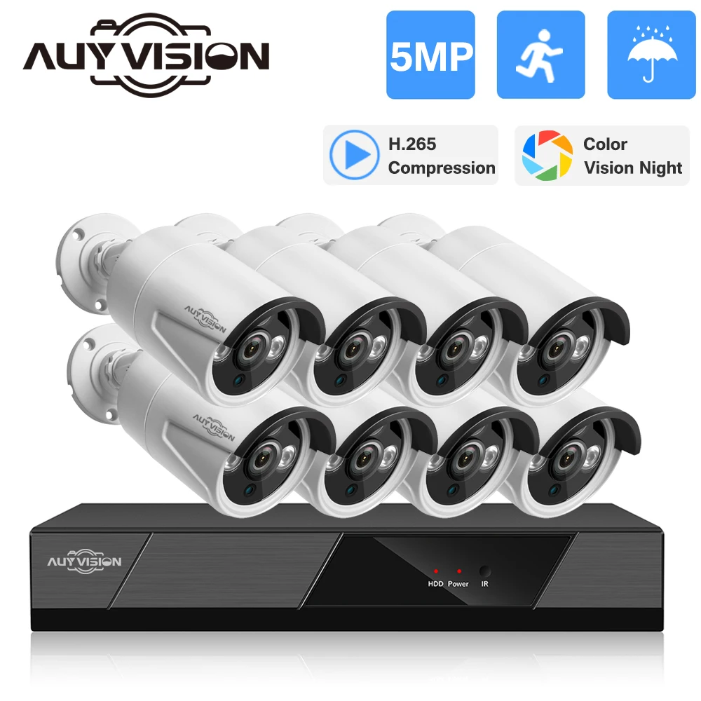 CCTV-Security-Video-Surveillance-Camera-System-Full-Color-Night-Vision ...